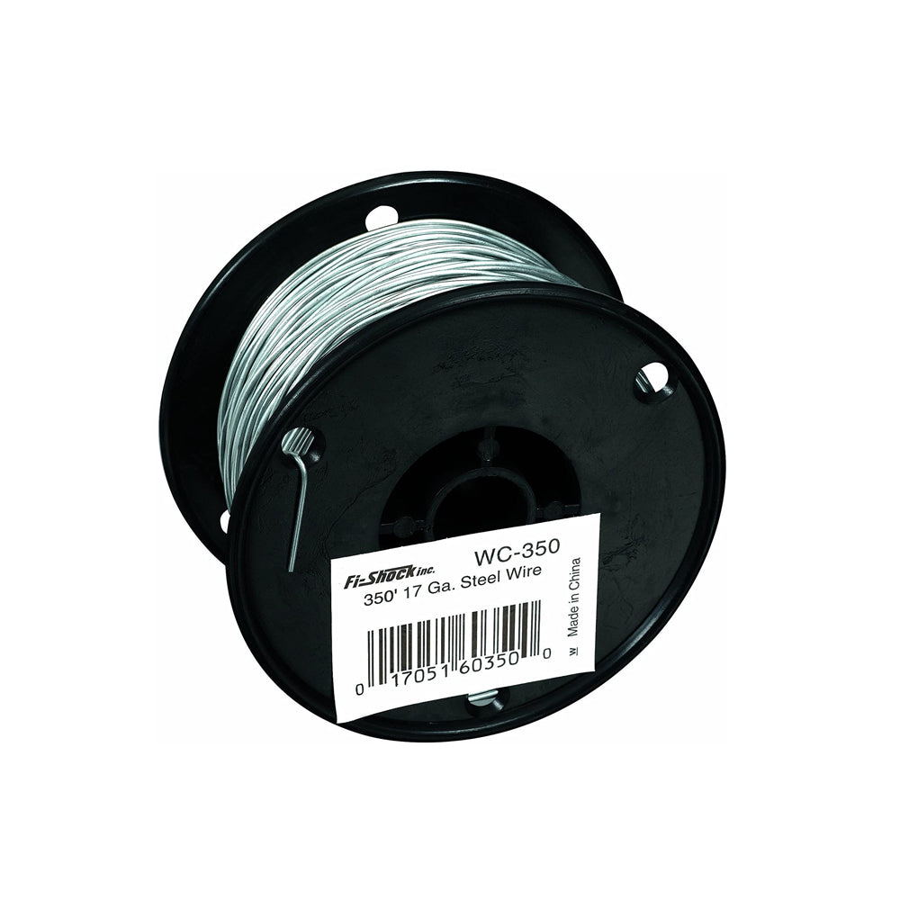Fi-Shock 350-Feet, 17 Gauge Spool Galvanized Steel Wire, WC-350 – Pete ...
